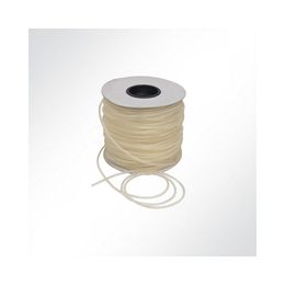 Lysel® TPU Desmopan Gummi Seil gefüllt 7mm weiß Abspannleine (10-tlg)