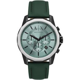 Chronograph Armani Exchange "AX1725" Armbanduhren grün Herren Quarzuhren