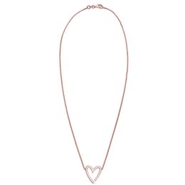 Elli Halskette 'Herz' Damen Größe 45 rosegold