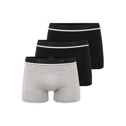 Schiesser Boxer shorts male Grey, Black size 6