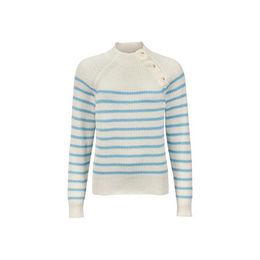 Tchibo Strickpullover mit Knopfdetail - Weiss - Gr.: L