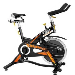 BH FITNESS Speedbike Indoorbike Duke Magnetic H926, orange|schwarz|silberfarben|weiß