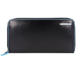 Piquadro Blue Square Geldbörse RFID Leder 19 cm schwarz