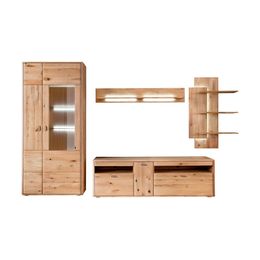 Woodford Wohnkombination Rowa ¦ holzfarben ¦ Maße (cm): B: 340 H: 208 T: 50.0 » Höffner
