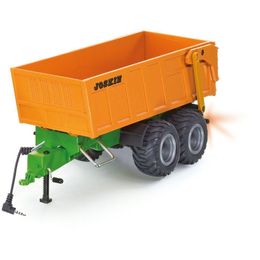 Siku Spielfahrzeug-Anhänger Siku Control, Tandem-Achs-Anhänger (6780), passend für Siku Control Traktoren im Maßstab 1:32, grün|orange