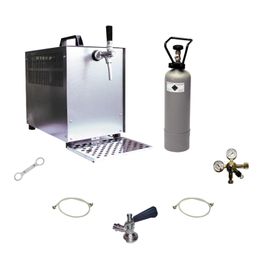 ich-zapfe Komplet Set Zapfanlage, Bierzapfanlage - Bierkoffer 60 Liter/Std. - mit Kompensatorhahn