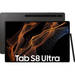 Samsung Galaxy Tab S8 Ultra Tablet (14,6", 512 GB, Android,One UI,Knox), schwarz