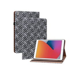 Wigento Tablet-Hülle Aufstellbare Kunst-Leder Tasche Design Muster für Apple iPad 10.2 Zoll 2019 / 2020 / 2021 7. / 8. 9. Gen / Air 2019 10.5 Etuis Hülle Cover Schutz Case Zubehör
