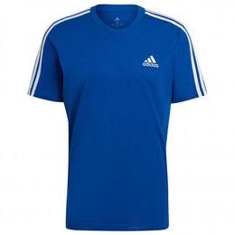 Adidas - 3-Stripes Sport Essentials T-Shirt - T-Shirt Gr S blau