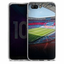DeinDesign Handyhülle FC Bayern München FCB Stadion Stadion FC Bayern - Color, Huawei Honor 10 Silikon Hülle Bumper Case Handy Schutzhülle, weiß