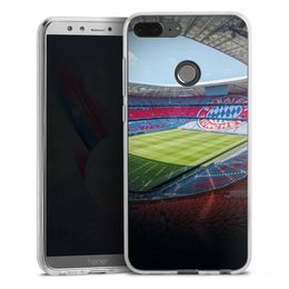 DeinDesign Handyhülle FC Bayern München FCB Stadion Stadion FC Bayern - Color, Huawei Honor 9 Lite Silikon Hülle Bumper Case Handy Schutzhülle, weiß