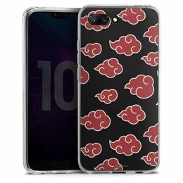 DeinDesign Handyhülle Offizielles Lizenzprodukt Naruto Shippuden Akatsuki Akatsuki Pattern, Huawei Honor 10 Silikon Hülle Bumper Case Handy Schutzhüll