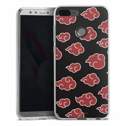 DeinDesign Handyhülle Offizielles Lizenzprodukt Naruto Shippuden Akatsuki Akatsuki Pattern, Huawei Honor 9 Lite Silikon Hülle Bumper Case Handy Schutz