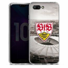 DeinDesign Handyhülle VfB Stuttgart Offizielles Lizenzprodukt Stadion VfB Stadion Grau, Huawei Honor 10 Silikon Hülle Bumper Case Handy Schutzhülle