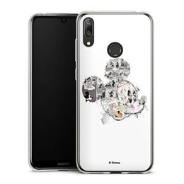 DeinDesign Handyhülle Mickey Mouse Offizielles Lizenzprodukt Disney Mickey Mouse - Collage, Huawei Y7 (2019) Silikon Hülle Bumper Case Handy Schutzhül