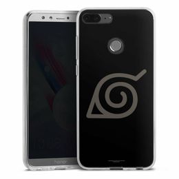 DeinDesign Handyhülle Konoha Logo Naruto Shippuden Konoha, Huawei Honor 9 Lite Silikon Hülle Bumper Case Handy Schutzhülle, weiß