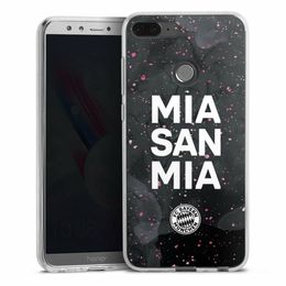 DeinDesign Handyhülle Mia San Mia Girl Style FC Bayern München Mia San Mia Girly - FCB, Huawei Honor 9 Lite Silikon Hülle Bumper Case Handy Schutzhüll