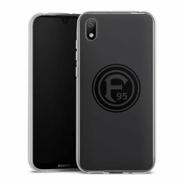 DeinDesign Handyhülle F95 Dunkel F95, Huawei Y5 (2019) Silikon Hülle Bumper Case Handy Schutzhülle, weiß, transparent