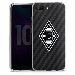 DeinDesign Handyhülle Gladbach Borussia Mönchengladbach Carbon Borussia Raute Carbon, Huawei Honor 10 Silikon Hülle Bumper Case Handy Schutzhülle