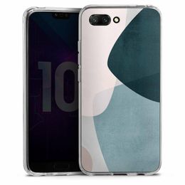 DeinDesign Handyhülle Muster Boho Malerei Graphic 150 A, Huawei Honor 10 Silikon Hülle Bumper Case Handy Schutzhülle, weiß, transparent