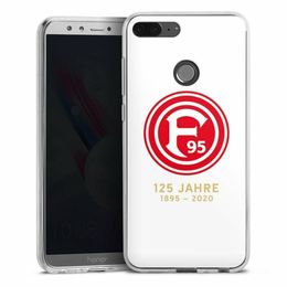DeinDesign Handyhülle Logo 125 Jahre Fortuna Weiß, Huawei Honor 9 Lite Silikon Hülle Bumper Case Handy Schutzhülle