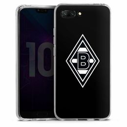 DeinDesign Handyhülle Wappen Borussia Mönchengladbach Gladbach Borussia Raute Schwarz, Huawei Honor 10 Silikon Hülle Bumper Case Handy Schutzhülle