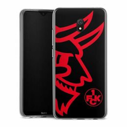 DeinDesign Handyhülle Offizielles Lizenzprodukt 1.FCK Dauerkarte, Xiaomi Redmi 8A Silikon Hülle Bumper Case Handy Schutzhülle, weiß