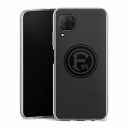 DeinDesign Handyhülle F95 Dunkel F95, Huawei P40 Lite Silikon Hülle Bumper Case Handy Schutzhülle, weiß, transparent