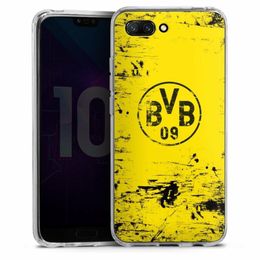 DeinDesign Handyhülle Borussia Dortmund Offizielles Lizenzprodukt BVB BVB Destroyed Look, Huawei Honor 10 Silikon Hülle Bumper Case Handy Schutzhülle