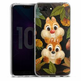 DeinDesign Handyhülle Disney Chip und Chap Offizielles Lizenzprodukt Chip and Chap, Huawei Honor 10 Silikon Hülle Bumper Case Handy Schutzhülle, weiß