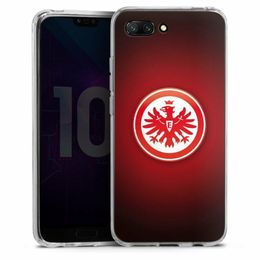 DeinDesign Handyhülle Eintracht Frankfurt Offizielles Lizenzprodukt Wappen, Huawei Honor 10 Silikon Hülle Bumper Case Handy Schutzhülle, weiß