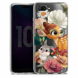 DeinDesign Handyhülle Bambi Klopfer Disney Bambi, Klopfer transparent, Huawei Honor 10 Silikon Hülle Bumper Case Handy Schutzhülle, weiß, transparent