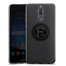 DeinDesign Handyhülle F95 Dunkel F95, Huawei Mate 10 lite Silikon Hülle Bumper Case Handy Schutzhülle, weiß, transparent