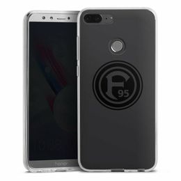 DeinDesign Handyhülle F95 Dunkel F95, Huawei Honor 9 Lite Silikon Hülle Bumper Case Handy Schutzhülle, weiß, transparent