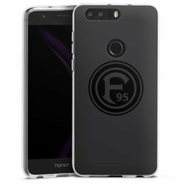DeinDesign Handyhülle F95 Dunkel F95, Huawei Honor 8 Silikon Hülle Bumper Case Handy Schutzhülle, weiß, transparent
