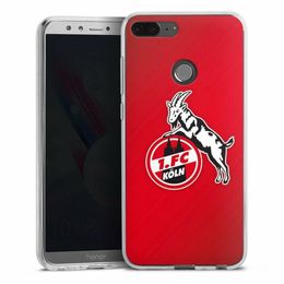 DeinDesign Handyhülle 1. FC Köln Offizielles Lizenzprodukt EffZeh 1. FC Köln rot, Huawei Honor 9 Lite Silikon Hülle Bumper Case Handy Schutzhülle