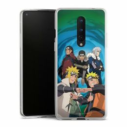 DeinDesign Handyhülle Hokage Naruto Shippuden Offizielles Lizenzprodukt 4 Hokagen Group, OnePlus 8 Silikon Hülle Bumper Case Handy Schutzhülle Smartph