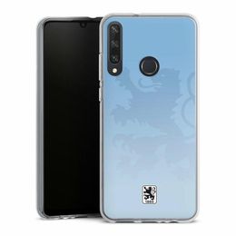 DeinDesign Handyhülle Offizielles Lizenzprodukt Logo TSV 1860 - Wappen klein, Huawei Y6p Silikon Hülle Bumper Case Handy Schutzhülle, weiß