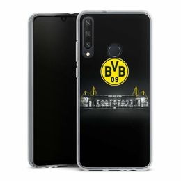 DeinDesign Handyhülle BVB Stadion Borussia Dortmund BVB Stadion, Huawei Y6p Silikon Hülle Bumper Case Handy Schutzhülle, weiß, transparent