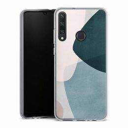 DeinDesign Handyhülle Muster Boho Malerei Graphic 150 A, Huawei Y6p Silikon Hülle Bumper Case Handy Schutzhülle, weiß, transparent
