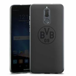 DeinDesign Handyhülle Borussia Dortmund Logo BVB BVB Grau, Huawei Mate 10 lite Silikon Hülle Bumper Case Handy Schutzhülle, weiß, transparent