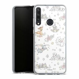 DeinDesign Handyhülle Disney Bambi Dumbo Sentimental Heritage Collection, Huawei Y6p Silikon Hülle Bumper Case Handy Schutzhülle, weiß, transparent
