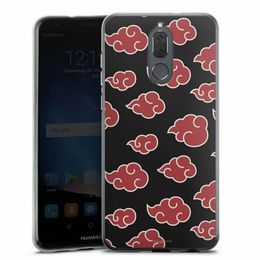 DeinDesign Handyhülle Offizielles Lizenzprodukt Naruto Shippuden Akatsuki Akatsuki Pattern, Huawei Mate 10 lite Silikon Hülle Bumper Case Handy Schutz