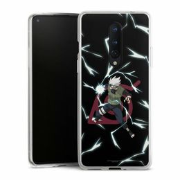 DeinDesign Handyhülle Kakashi Naruto Shippuden Offizielles Lizenzprodukt Kakashi Raikiri, OnePlus 8 Silikon Hülle Bumper Case Handy Schutzhülle Smartp