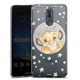 DeinDesign Handyhülle Simba Disney König der Löwen Simba ohne Hintergrund, Huawei Mate 10 lite Silikon Hülle Bumper Case Handy Schutzhülle, weiß