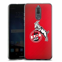 DeinDesign Handyhülle 1. FC Köln Offizielles Lizenzprodukt EffZeh 1. FC Köln rot, Huawei Mate 10 lite Silikon Hülle Bumper Case Handy Schutzhülle