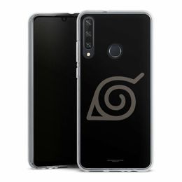 DeinDesign Handyhülle Konoha Logo Naruto Shippuden Konoha, Huawei Y6p Silikon Hülle Bumper Case Handy Schutzhülle, weiß, transparent