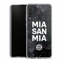 DeinDesign Handyhülle Mia San Mia Girl Style FC Bayern München Mia San Mia Girly - FCB, Huawei Y6p Silikon Hülle Bumper Case Handy Schutzhülle, weiß
