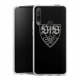 DeinDesign Handyhülle Offizielles Lizenzprodukt VfB Stuttgart VfB Stuttgart schwarz, Huawei Honor 9X Silikon Hülle Bumper Case Handy Schutzhülle, weiß