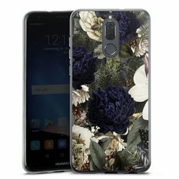 DeinDesign Handyhülle Utart Vintage Blumen Natur Blumen, Huawei Mate 10 lite Silikon Hülle Bumper Case Handy Schutzhülle, weiß, transparent